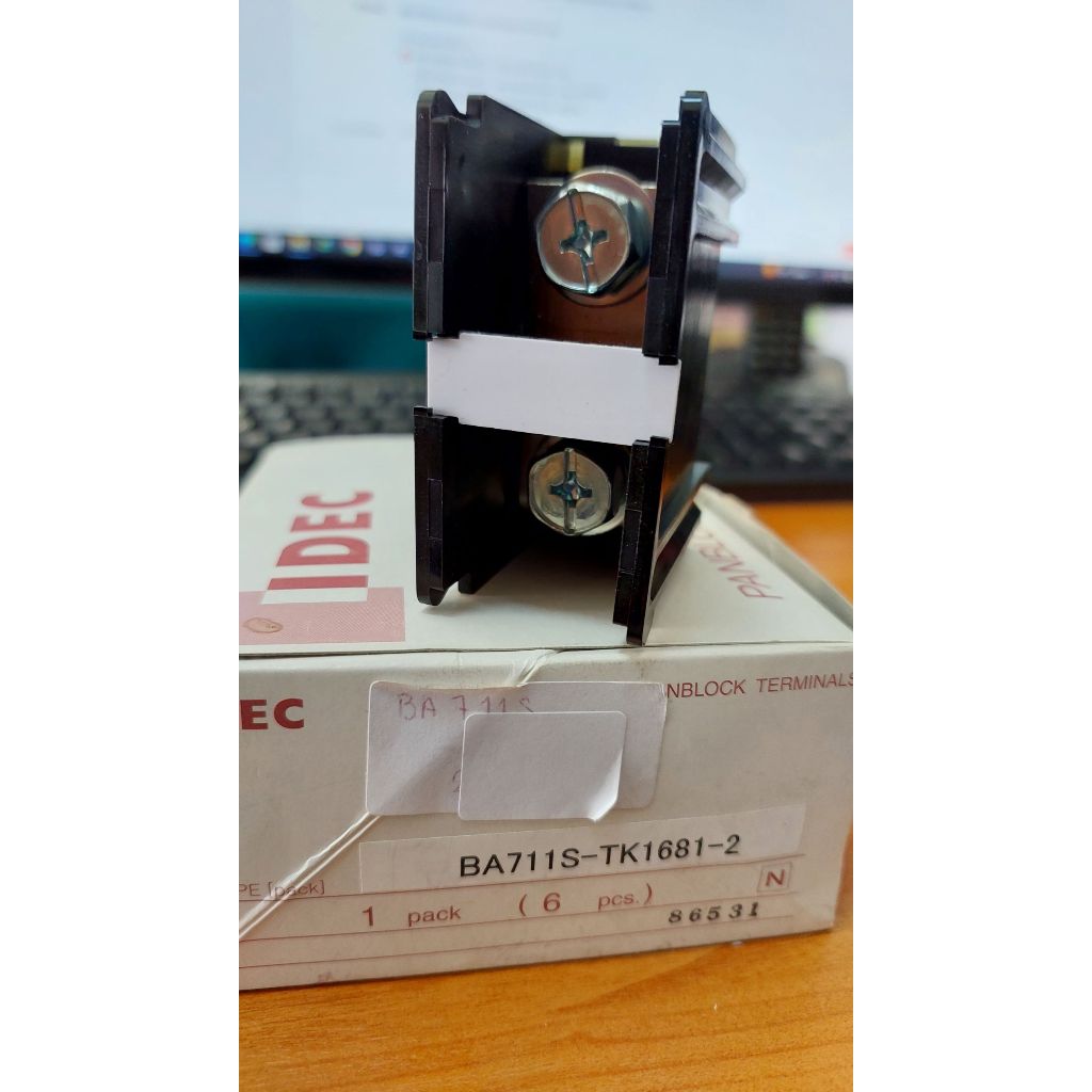 "IDEC" TERMINAL BLOCK BA711S (TK1681-2) จำหน่ายต่อ1ชิ้นคะ ***(สามารถออก ...