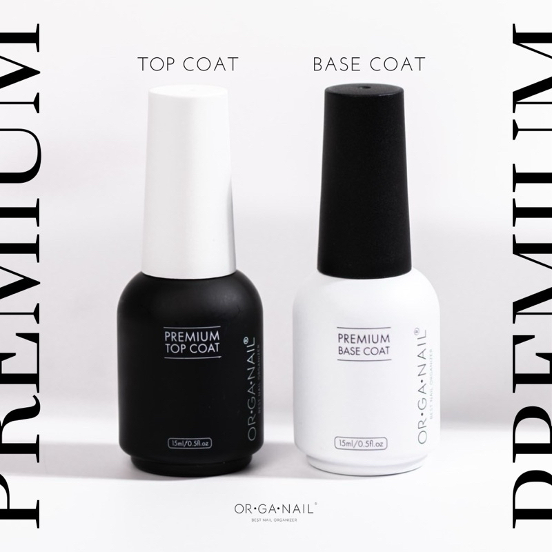 Premium Top / Base Coat ORGANAIL พรีเมียมท็อป / เบส ออแกเนล | Shopee ...