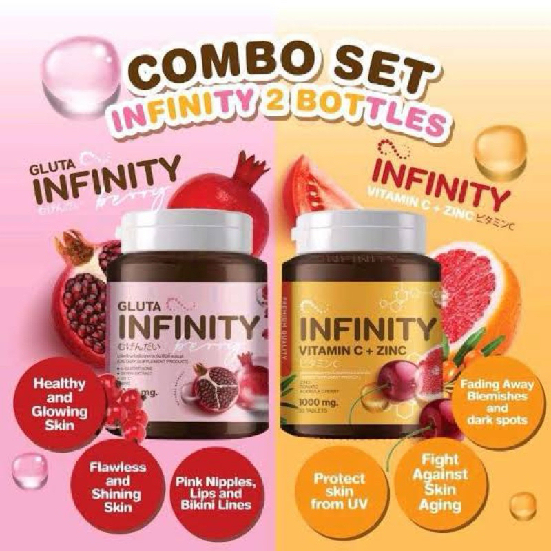 Gluta Infinity Vitamin C & Zinc & Gluta infinity | Shopee Thailand