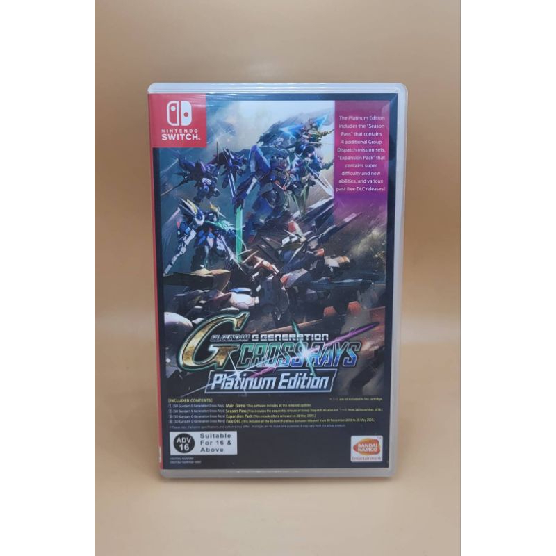 (มือสอง) มือ2 เกม Nintendo Switch : SD Gundam G Generation G Crossrays Platinum Edition ภาษา ...