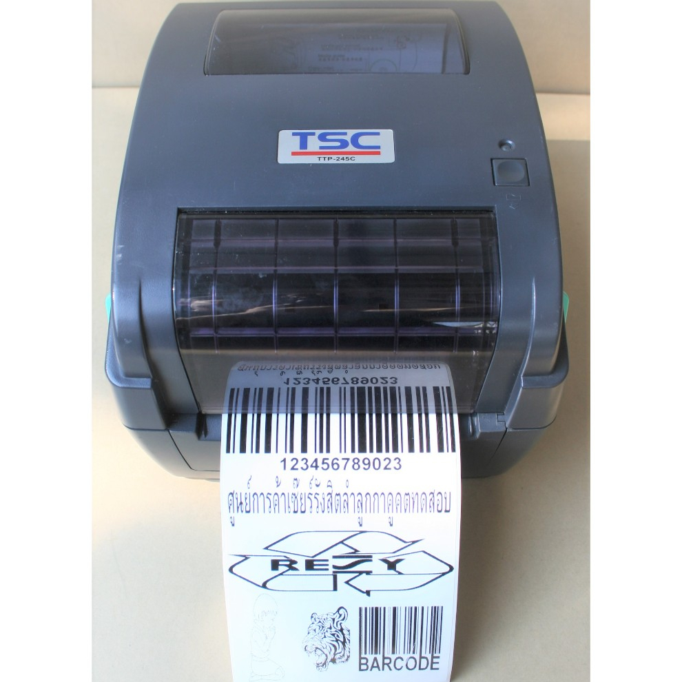 เครื่องพิมพ์บาร์โค้ด TSC รุ่น TTP-245C(มือสองสภาพนางฟ้า) | Shopee Thailand