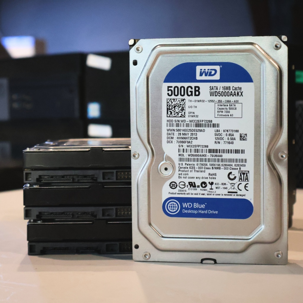HDD 500GB - 1000GB[1TB] PC SATA ฮาร์ดดิสก์ คอมพิวเตอร์ตั้งโต๊ะ WD Blue ...
