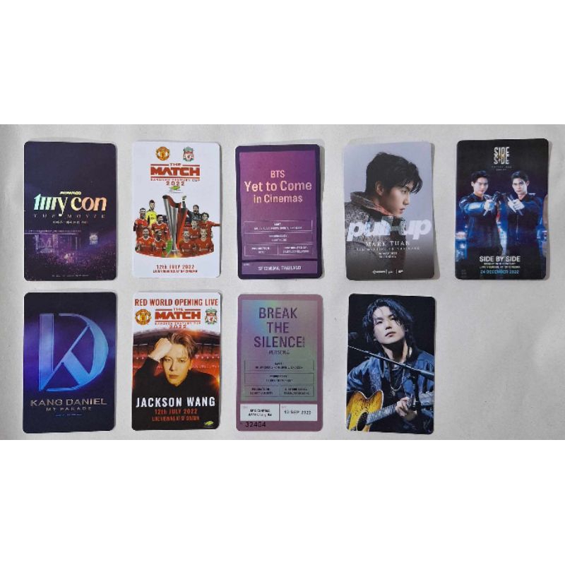 บัตรสะสม บัตรแข็ง คอนเสิร์ต ไอดอลเกาหลี ลิขสิทธิ์แท้จาก Major Cineplex ...