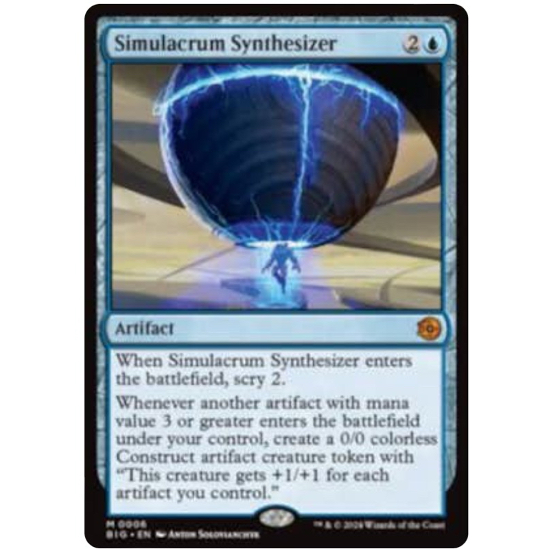 Outlaws of Thunder Junction The Big Score: Simulacrum Synthesizer | Shopee Thailand