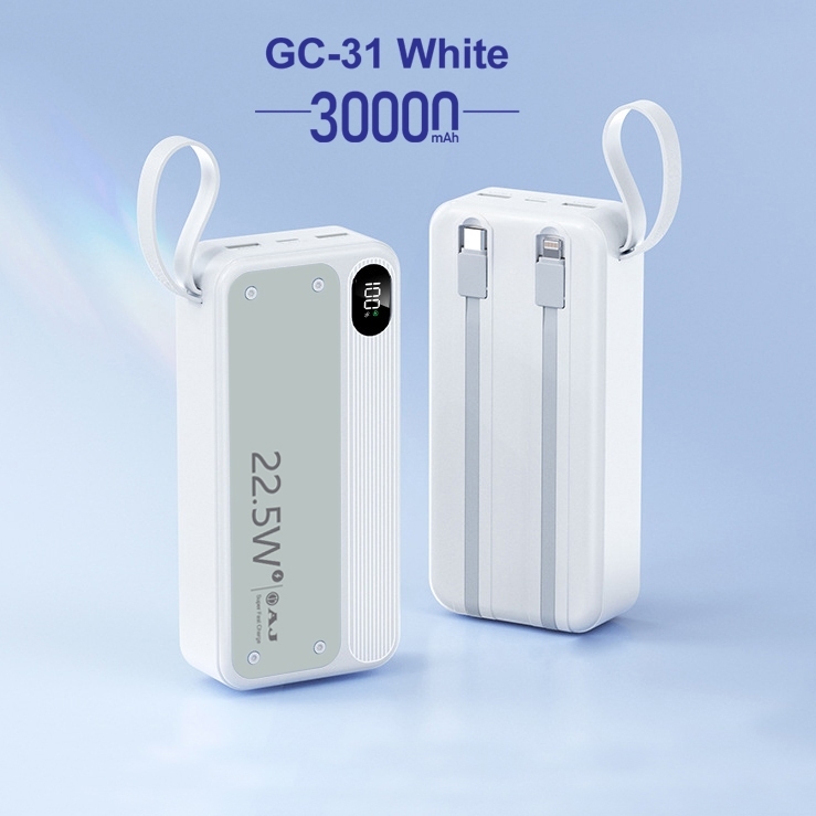 AJ เพาเวอร์เเบงค์ 2in1 22.5W รุ่น GC-100 /GC-210 / GC-31 รองรับชาร์จ ...
