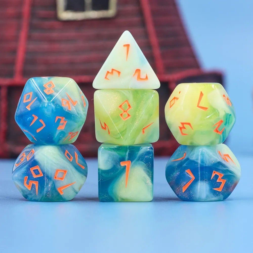 ลูกเต๋า Dice Set of 7 | For DnD D&D MTG RPG TRPG Boardgames เกมกระดาน ...