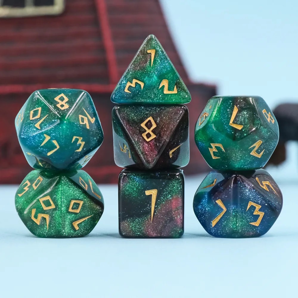 ลูกเต๋า Dice Set of 7 | For DnD D&D MTG RPG TRPG Boardgames เกมกระดาน ...