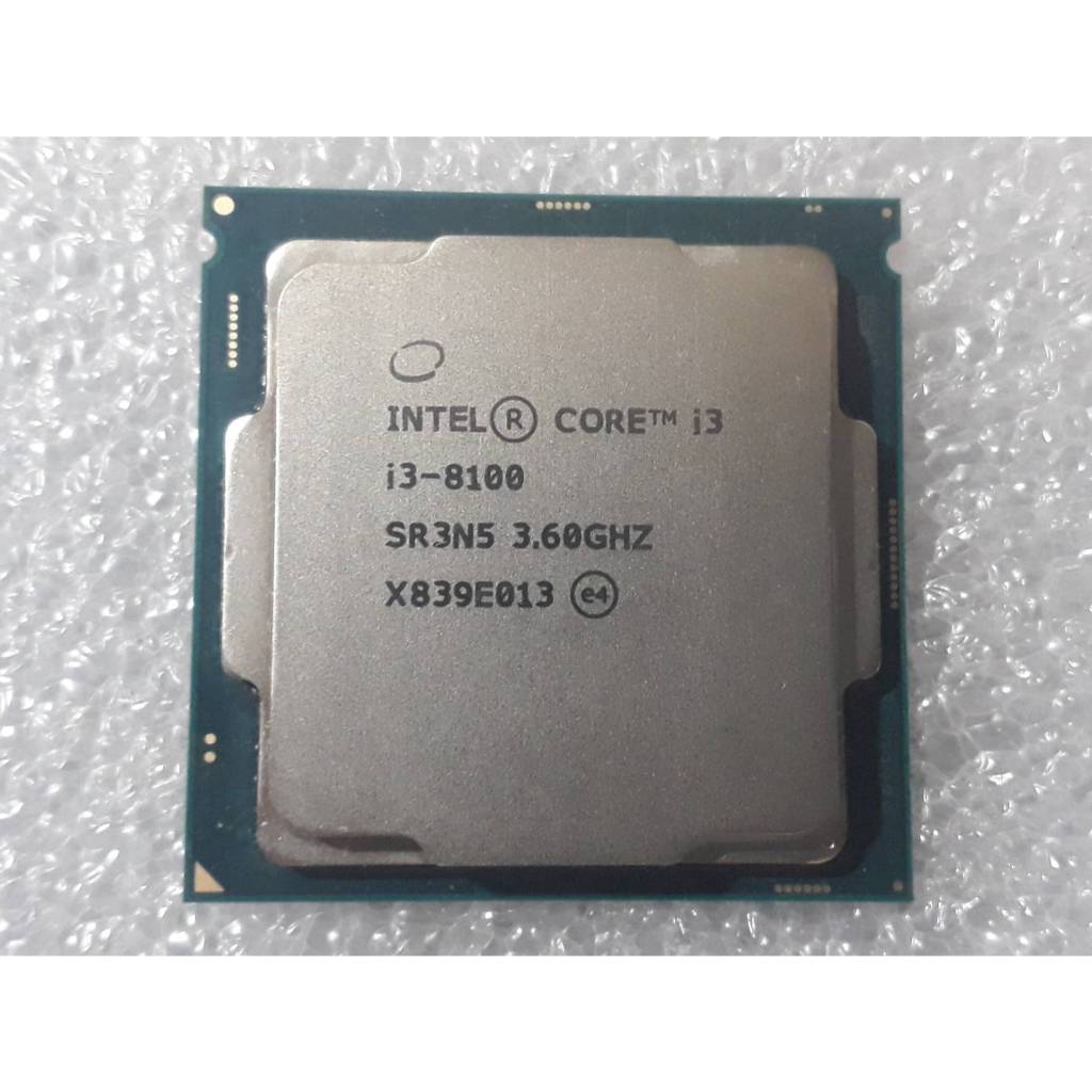 CPU INTEL 1151 GEN8 Core i3-8100 (6MB cache, 3.60GHz) 4 คอร์ 4 เทรด ...