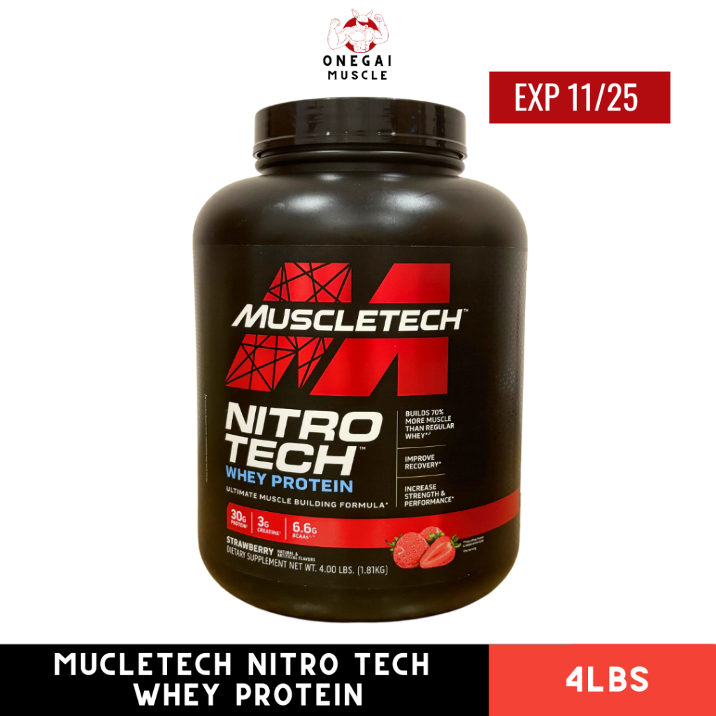 Muscletech Nitro Tech Whey Protein 4LBS | Shopee Thailand