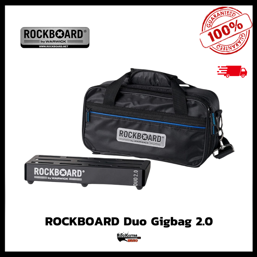 Rockboard DUO 2.0 with Gigbag เคสเอฟเฟคแบบกระเป๋า พร้อมตีนตุ้กแก ...