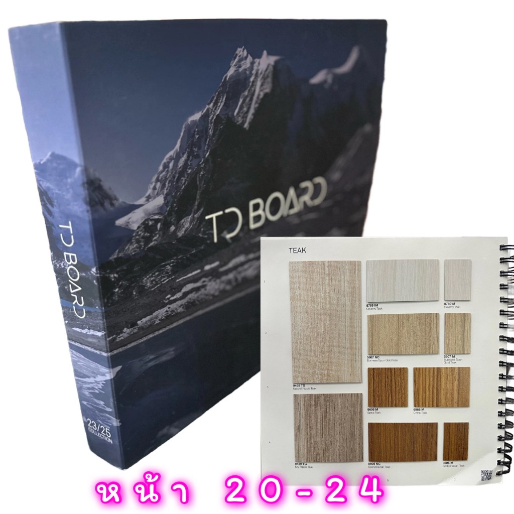 แผ่นลามิเนต Formica TD Board ลายไม้ ขนาด 120 x 240 ซม. หนา 0.7 มม. ใช้ ...