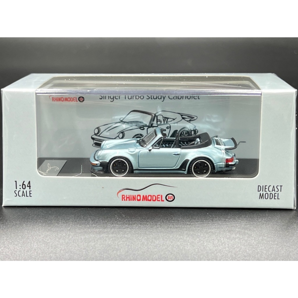 Rhino Model RM 1/64 Singer Turbo Study Cabriolet 930 Convertible ...