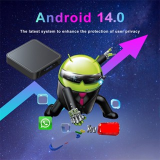 2024 กล่องแอนดรอย tv TV98 PRO RAM8G+ROM128GB Wi-Fi 5g Android 14 8K/HD TV BOX รองรับWifi กล่อง ...