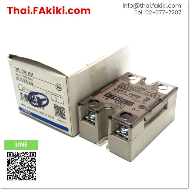 (C)Used, G3NA-205B DC24V I / O Solid State Relays, DC24V I / O สเปค AC5 ...