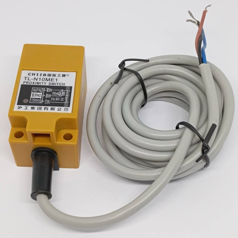TL-N10ME1 ถ่ายจากงานจริง แท้ Proximity sensor เซ็นเซอร์ NPN-NO 3สาย ใช้ไฟ10-30VDC 200mA (ชนิดจับ ...