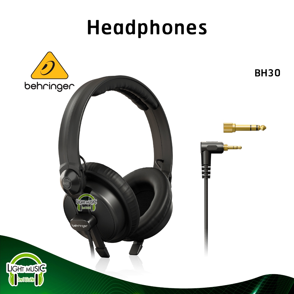 Headphones Behringer รุ่น BH30 หูฟัง หูฟังครอบหู หูฟังสตูดิโอ หูฟัง ...