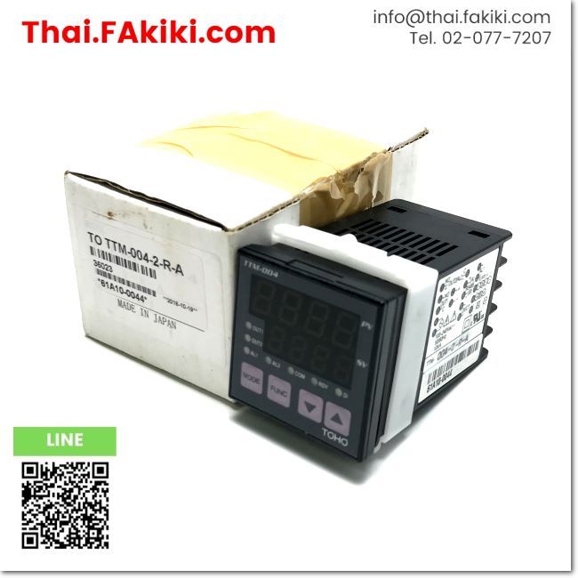 (C)Used, TTM-004-2-R-A Digital Temperature Controllers, สเปค AC100-240V, TOHO (66-005-274 ...