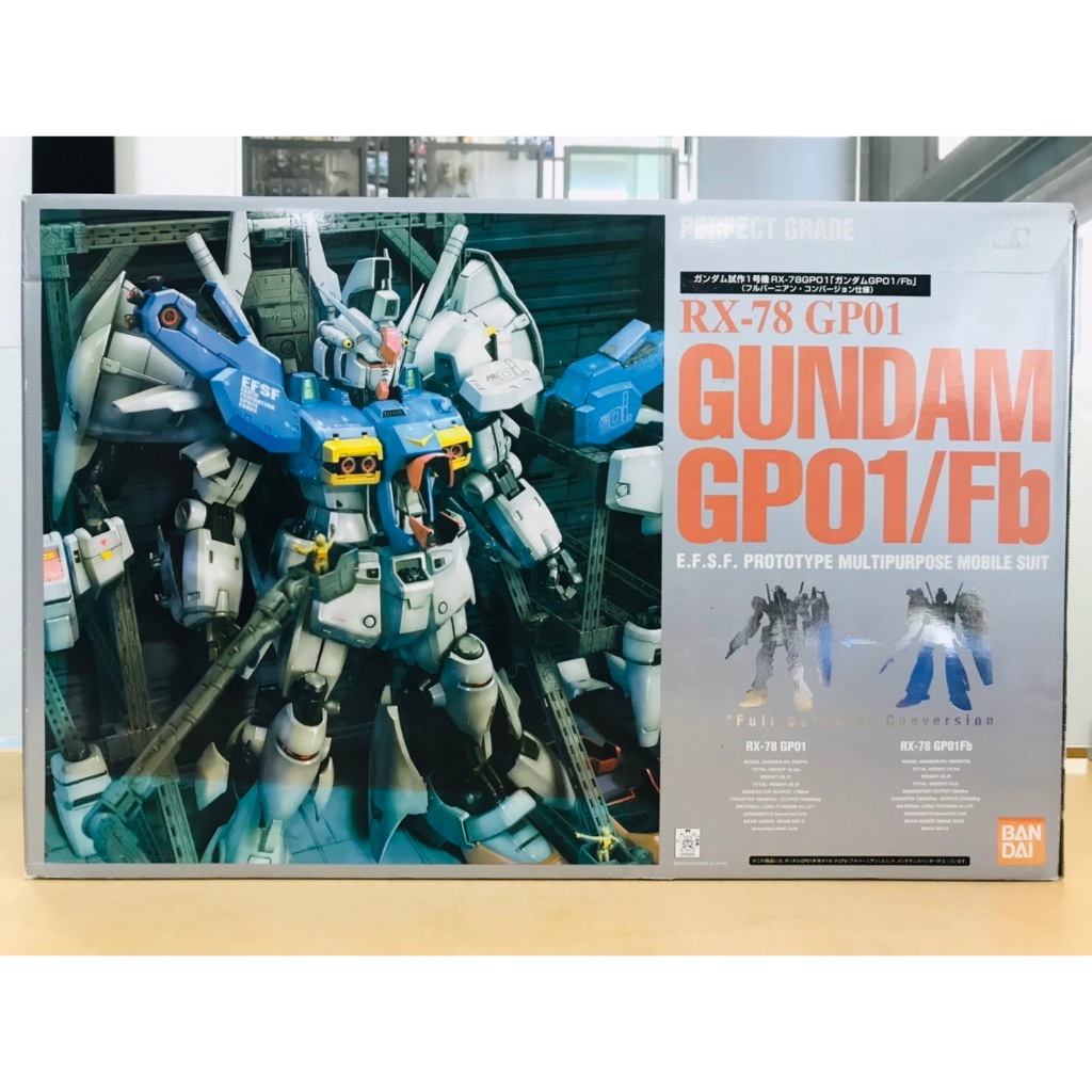 Bandai PG 1/60 RX-78 GP01 Gundam GP01/Fb 0116409-20000 | Shopee Thailand