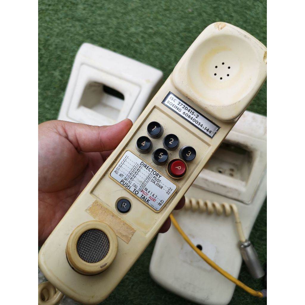 Cabin interphone system Boeing B747-200 , B747-300 Handset | Shopee ...