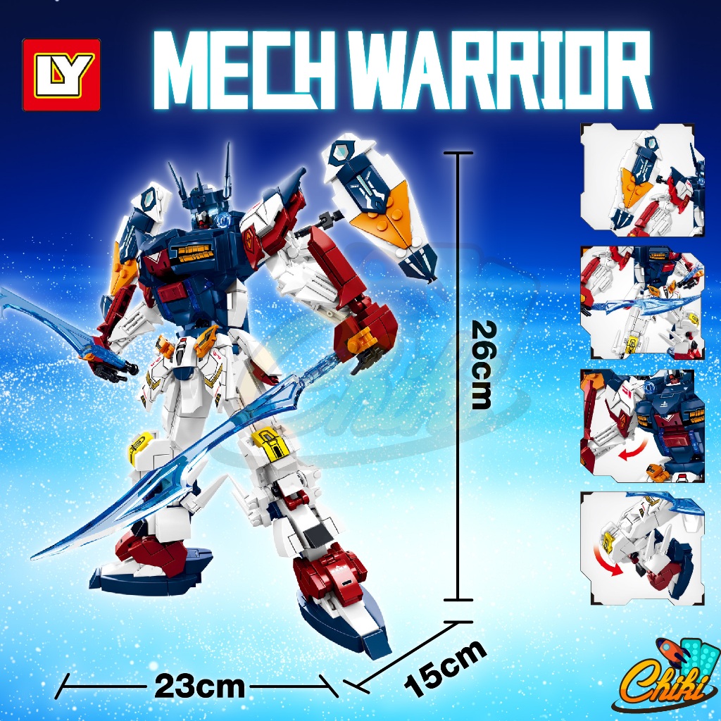 ตัวต่อ Sembo Block 11030-11033 หุ่นยนต์รบ MECH WARRIOR ตัวต่อหุ่นยนต์ ...