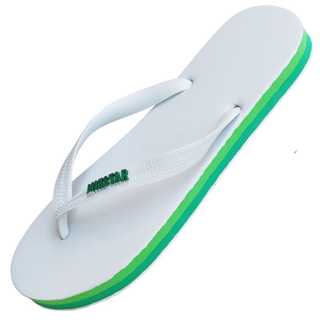 ผลิตในไทย MIXSTAR WOOQ รองเท้าแตะหนีบสีขาวนุ่มสบาย ของแท้ เกรดเอ ...