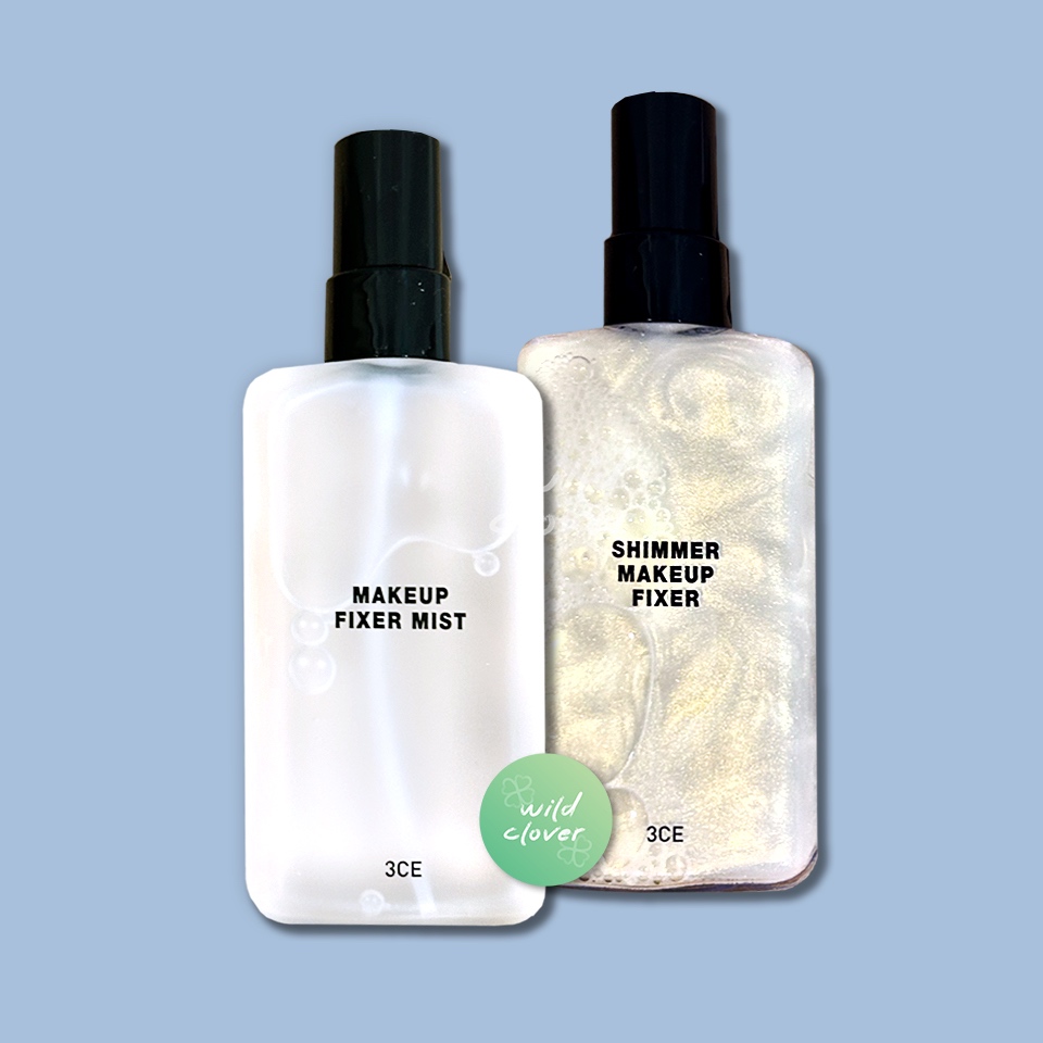 🍀 3CE : แท้สแกนได้ exp.2026 shimmer makeup fixer 95ml & makeup fixer ...