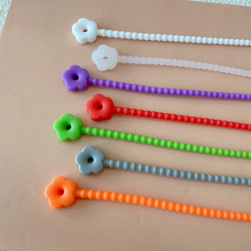 Y084 สายรัดพวงกุญแจ สายรัดซิลิโคน ยาว 21 cm | Shopee Thailand