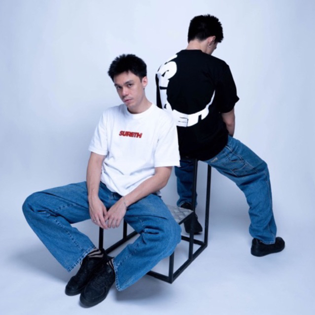 Surething - เสื้อยืด T-shirt รุ่น noise สกรีนลาย มี2สี | Shopee Thailand