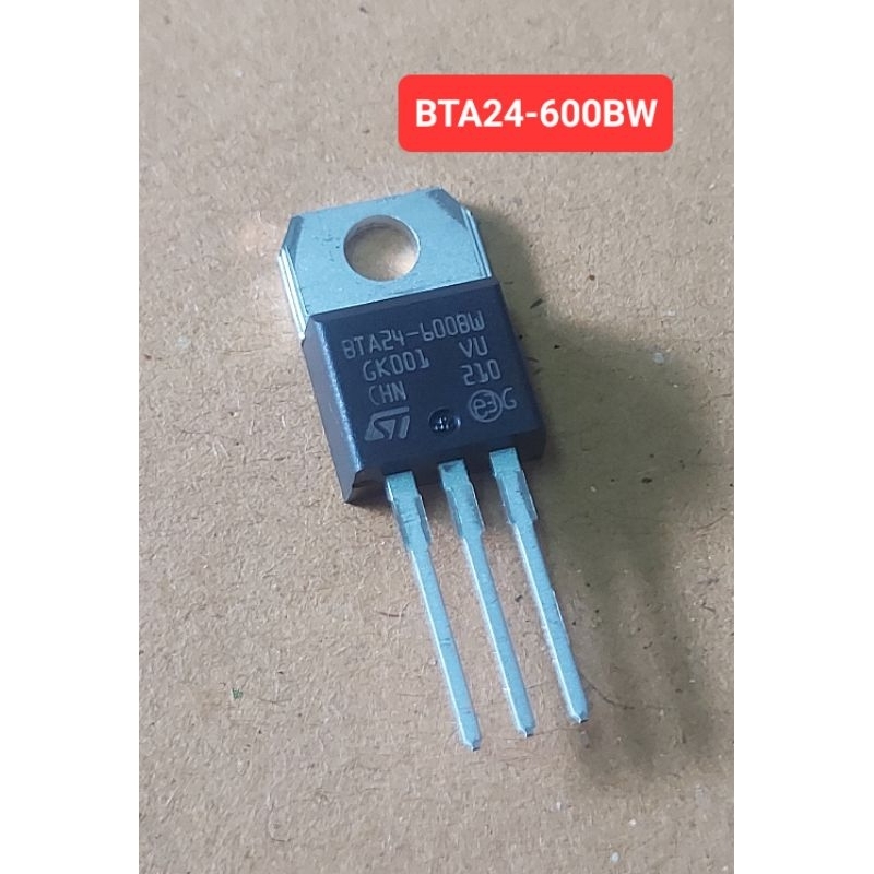 BTA24-600BW Triac 600V/25A, Gate Trigger Current 35mA (ของแท้) | Shopee ...