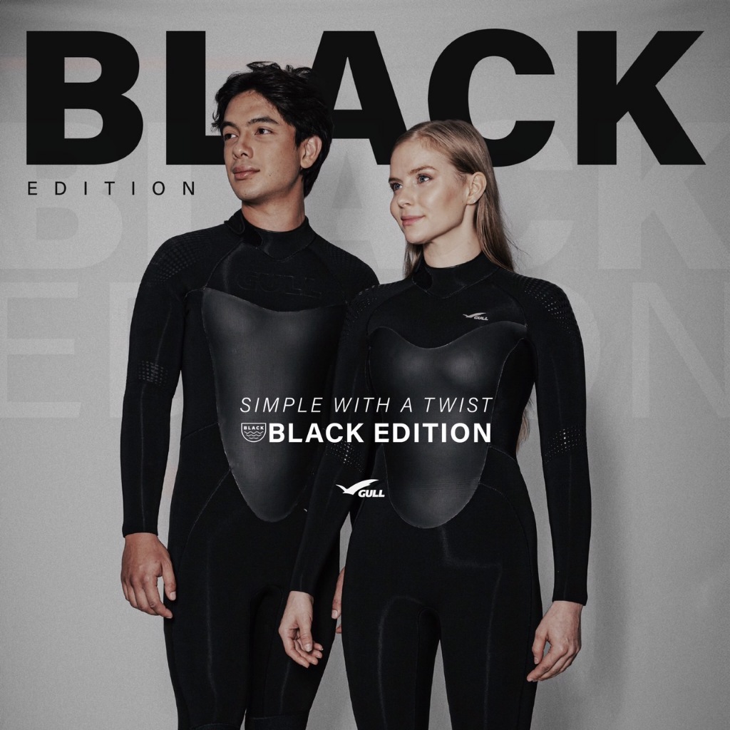 *NEW* GULL - Wetsuit BLACK EDITION 3mm. Women's Full Suit เวทสูทดำน้ำสำหรับผู้หญิง | Shopee Thailand