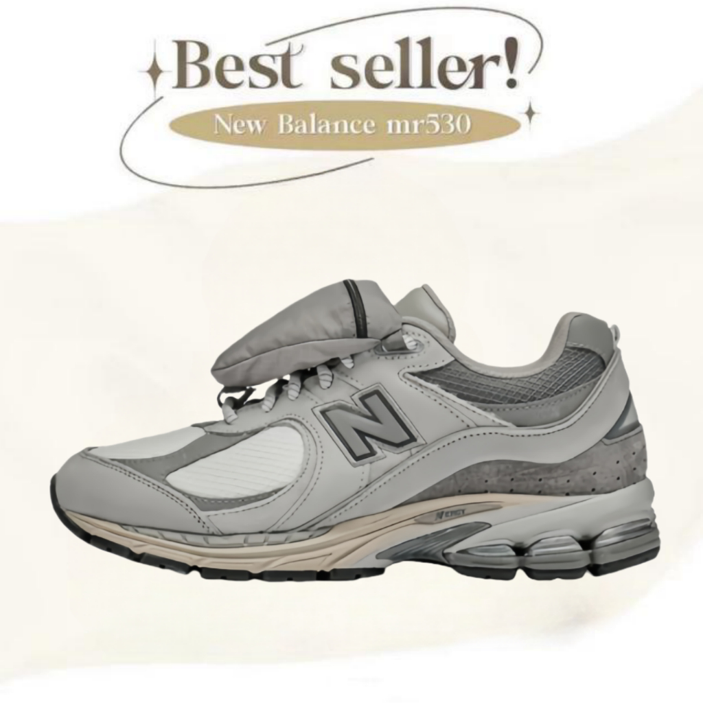 New Balance NB 2002R สีเทา เมฆฝน รองเท้าผ้าใบ ผู้ชาย ผู้หญิง รูปแบบ ...