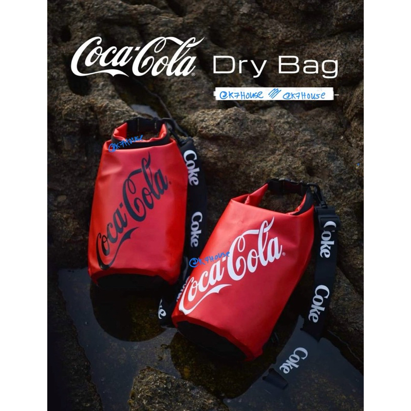 กระเป๋ากันน้ำ Coca-Cola Dry Bag ขนาด 5 ลิตร | Shopee Thailand