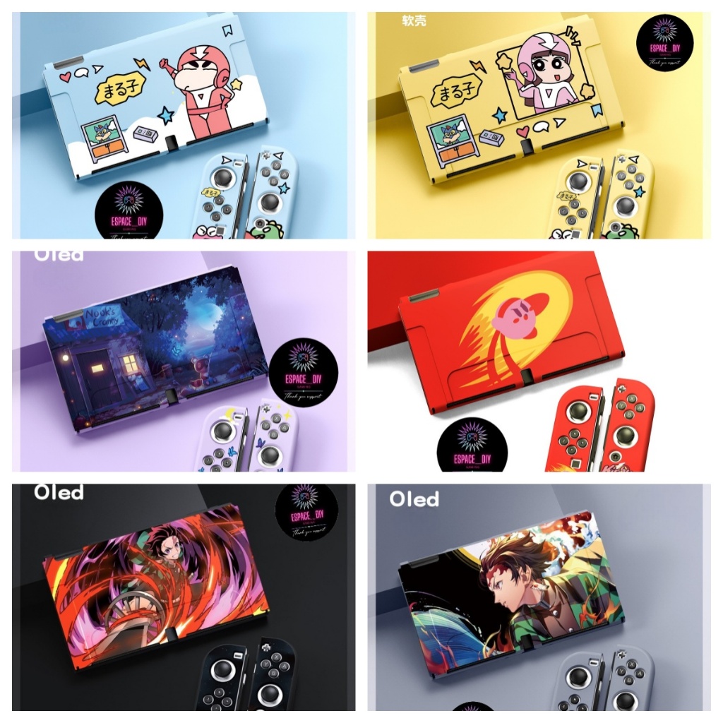 เคส Nintendo Switch OLED TPU/PC พิมพ์ลายคมชัด ไม่ย้วย For Nintendo Switch OLED | Shopee Thailand