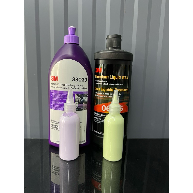 3M น้ำยาขัดสี 33039 ขัด one step finishing ขั้นตอนเดียวจบ/06005 พรี่เมี่ยมแว็ค น้ำยาเคลือบสีจบ ...