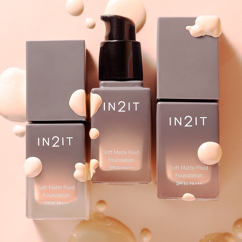 อินทูอิท IN2IT Soft Matte Fluid Foundation SPF30 PA+++ รองพื้น [SMQ ...