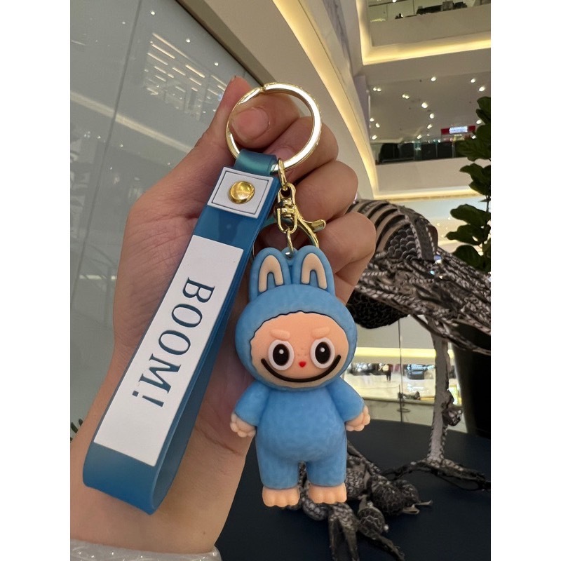 พร้อมส่งในไทย พวงกุญแจ จี้ตุ๊กตาการ์ตูน Labubu PVC ป้องกันการสูญหาย มี4 ...