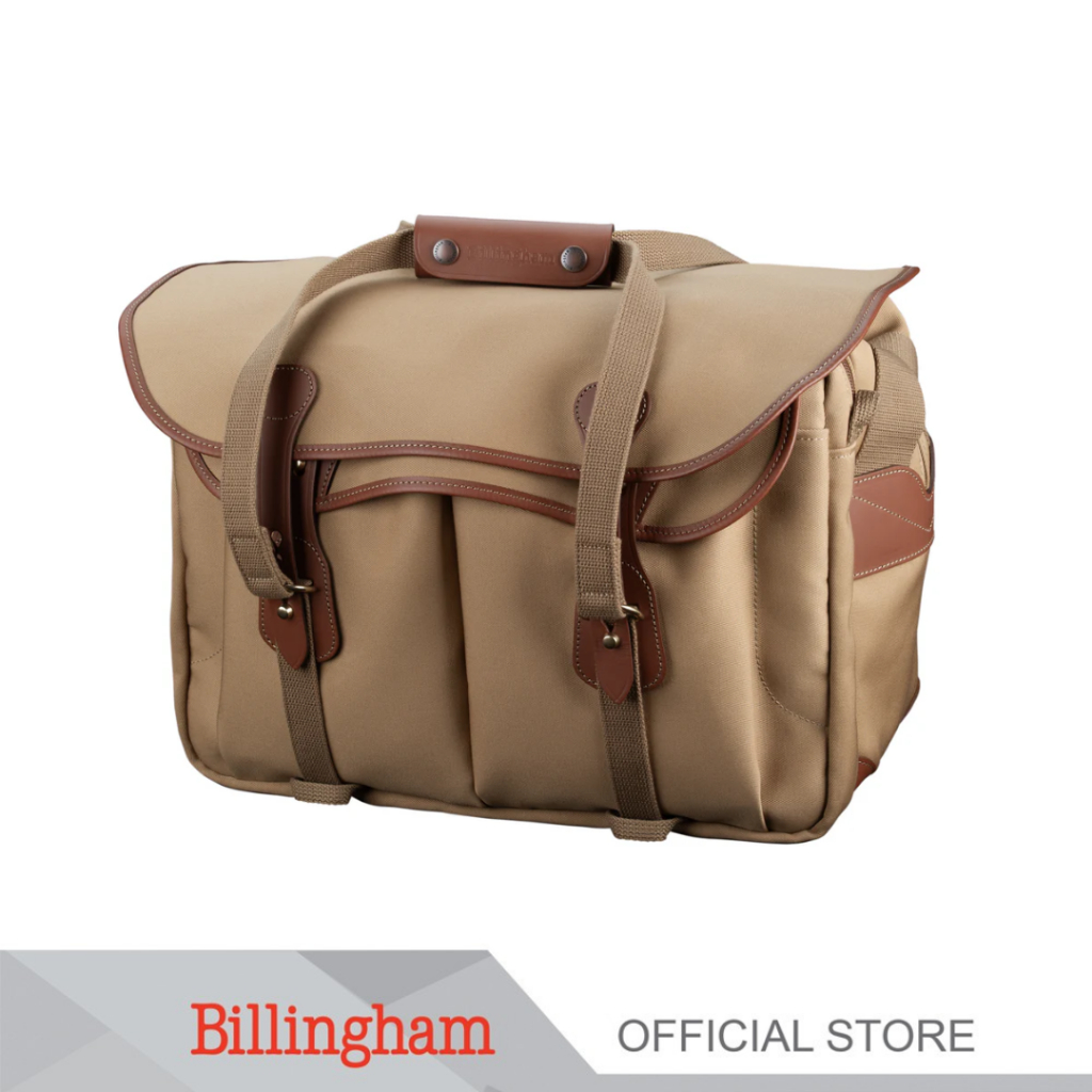 Billingham รุ่น 445 MKII สี Khaki Canvas / Tan Leather | Shopee Thailand