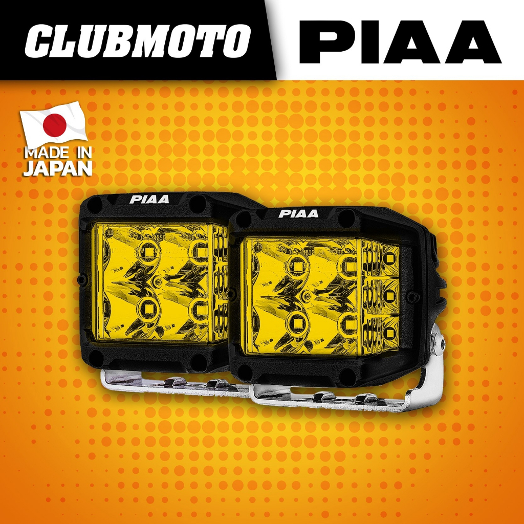 PIAA QUAD EDGE LED CUBE LIGHTS 3.7" LED สีเหลือง/สีขาว | Shopee Thailand