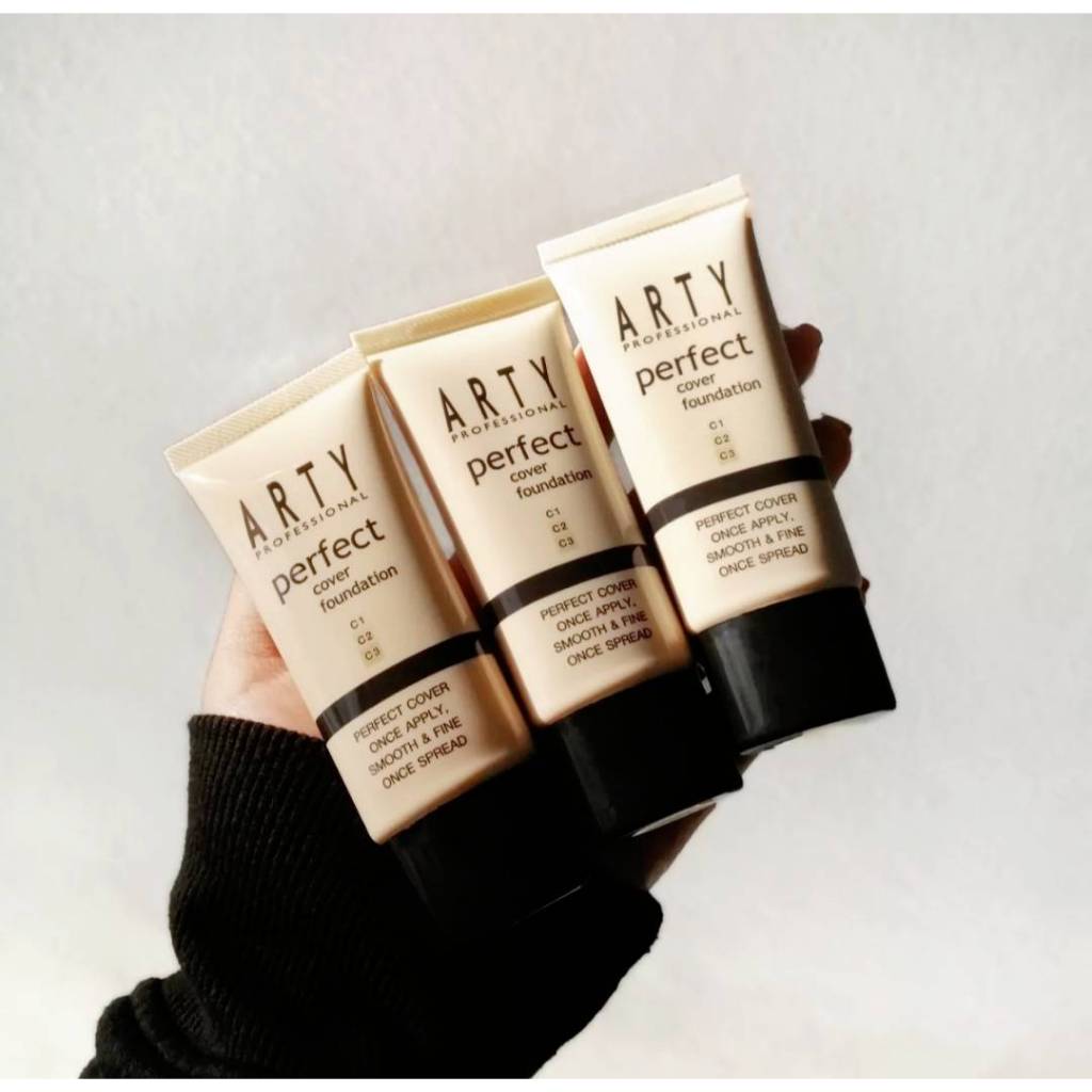 25 กรัม ARTY PERFECT COVER FOUNDATION รองพื้นสูตรเหลว เนื้อครีมนุ่ม ...