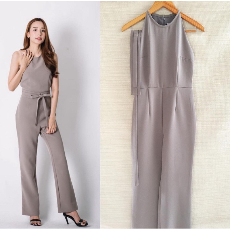 ส่งต่อ จั๊มสูท สีเทา แบรนด์ Lalinda Size S // 2,590>> 500 | Shopee Thailand