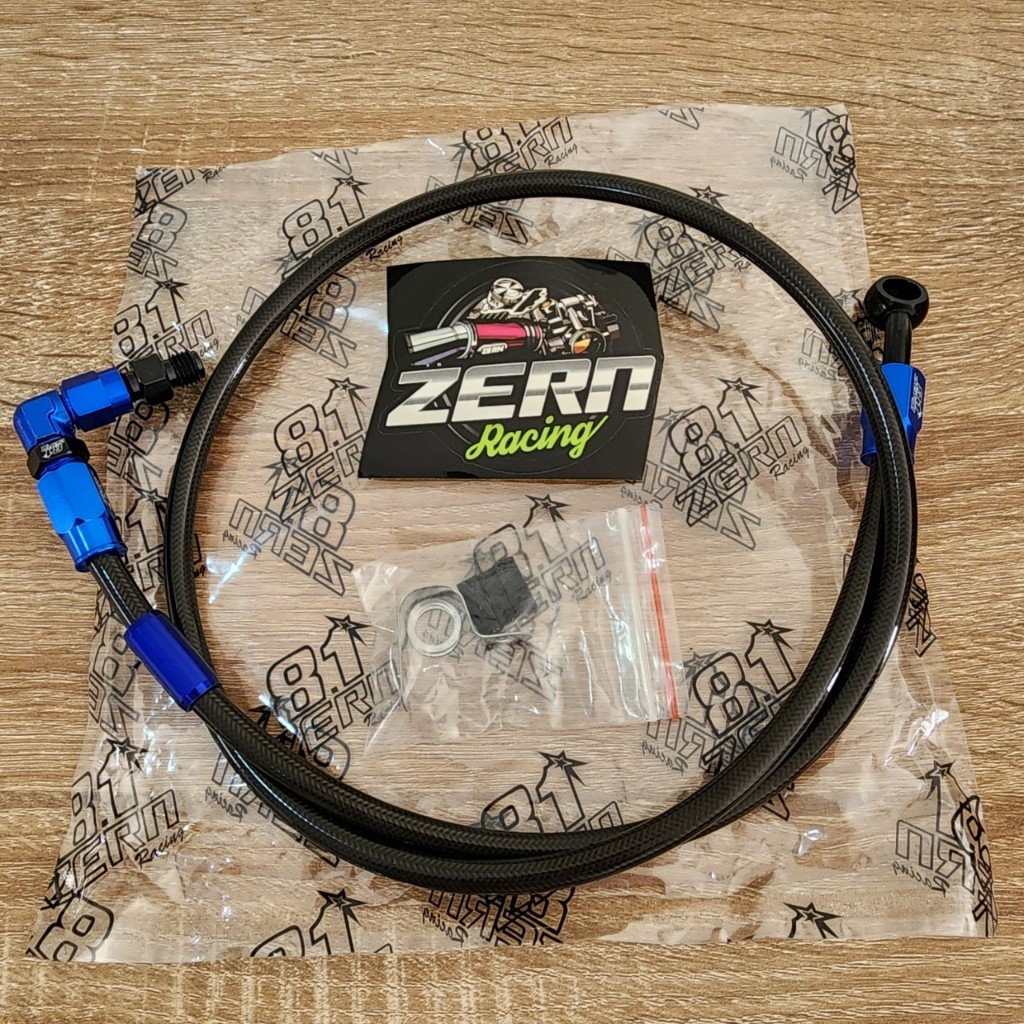สายเบรค ZERN หัวงอ 90องศา ยาว 36นิ้ว สายเบรคดิส WAVE110I / WAVE125 / SONIC / DASH / NOVA / TENA ...