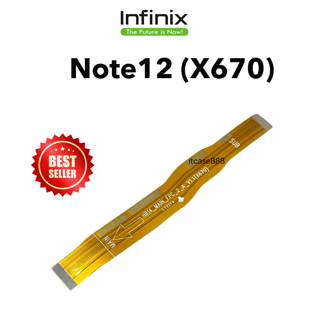 แพรต่อบอร์ด Infinix Note12 (X670) สายแพร อะไหล่โทรศัพท์ มือถือ Note12 ...