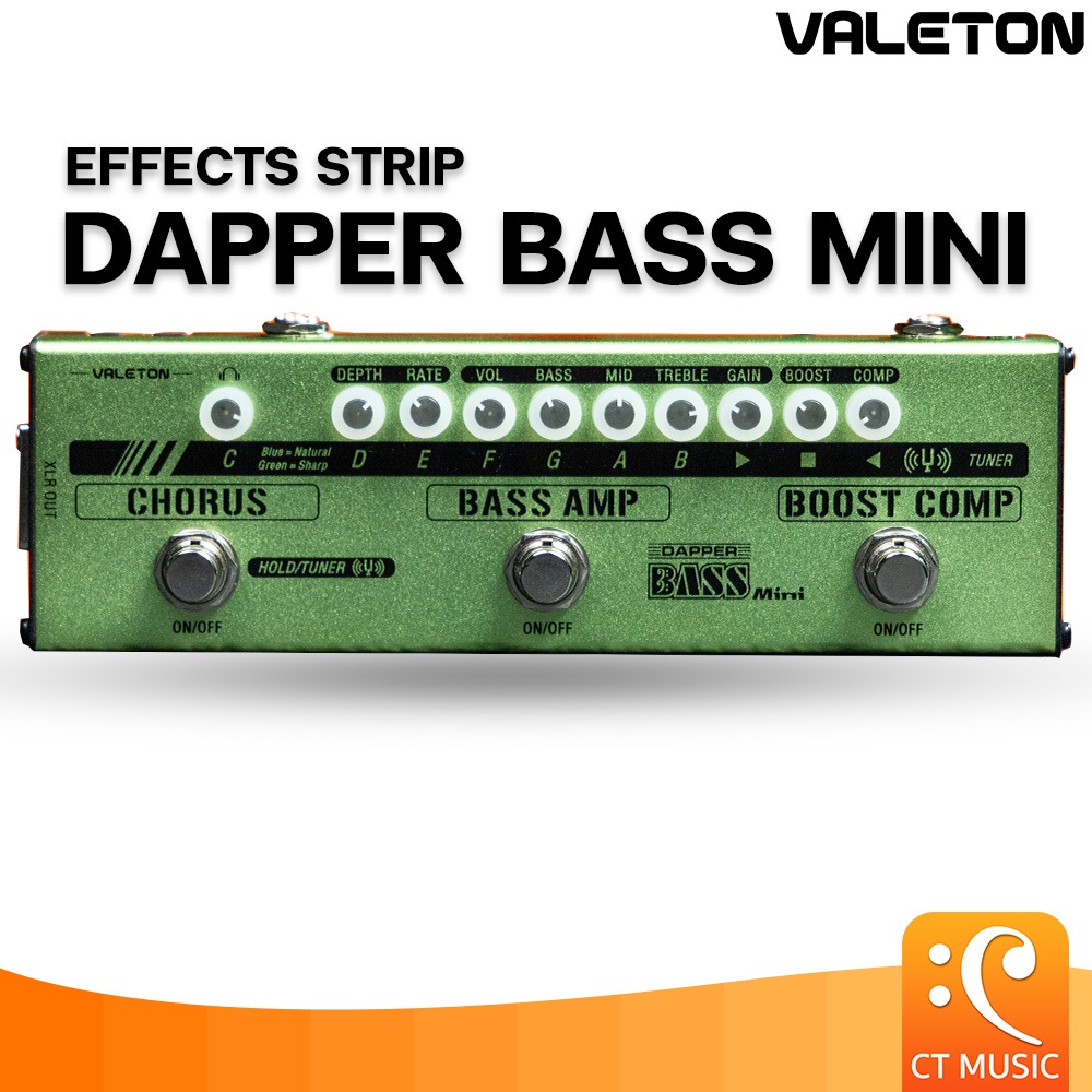 Valeton Dapper Bass Mini เอฟเฟคเบส DapperBassMini | Shopee Thailand