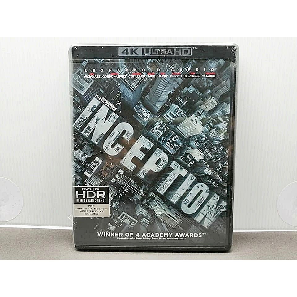 แผ่นหนัง INCEPTION [4K Ultra HD + Blu-ray + Digital HD] 3 แผ่นใหม่ มือ ...