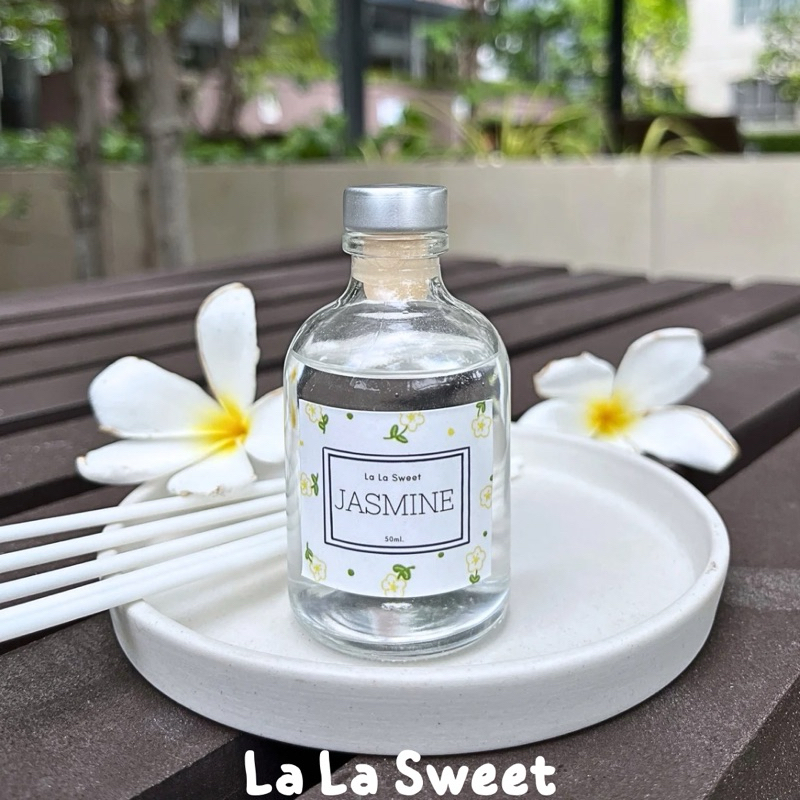 ก้านไม้หอมปรับอากาศ กลิ่นJasmine ขนาด 50ml.(La La Sweet Room Diffuser) | Shopee Thailand