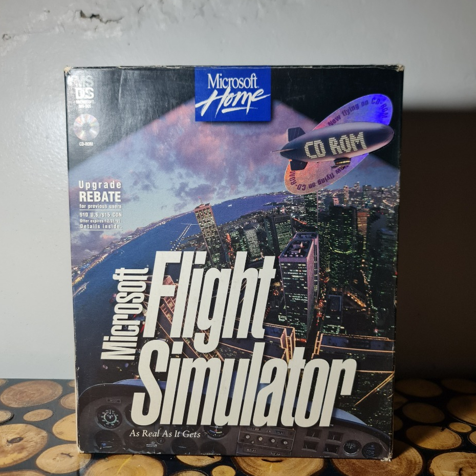 (PC) Microsoft Flight Simulator 5.1 US กล่องใหญ่ มือสอง | Shopee Thailand