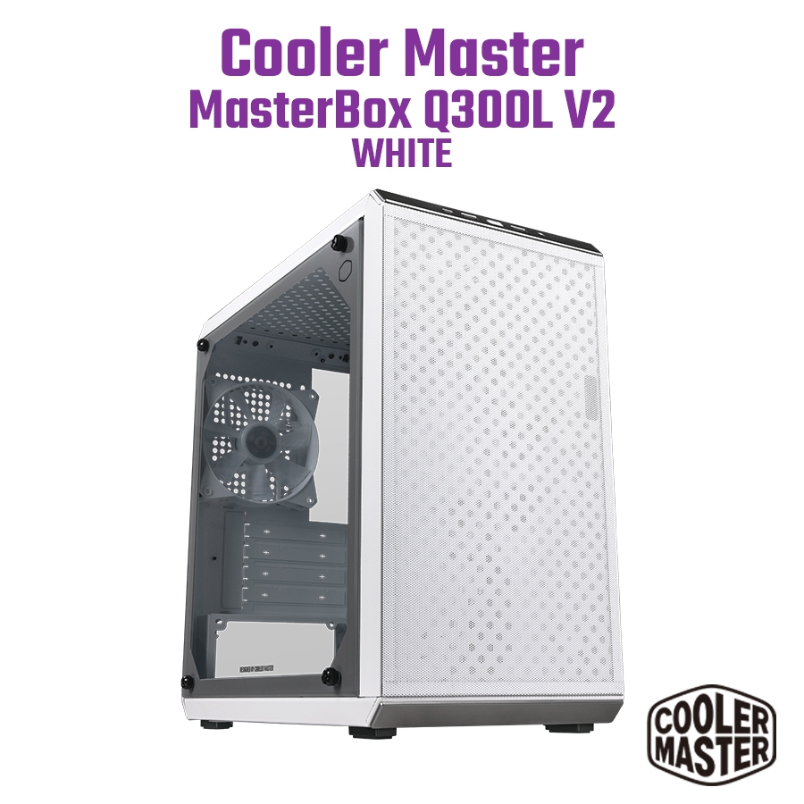 CASE (เคส) COOLER MASTER MasterBox Q300L V2 (BLACK) (MICRO-ATX) | Shopee Thailand