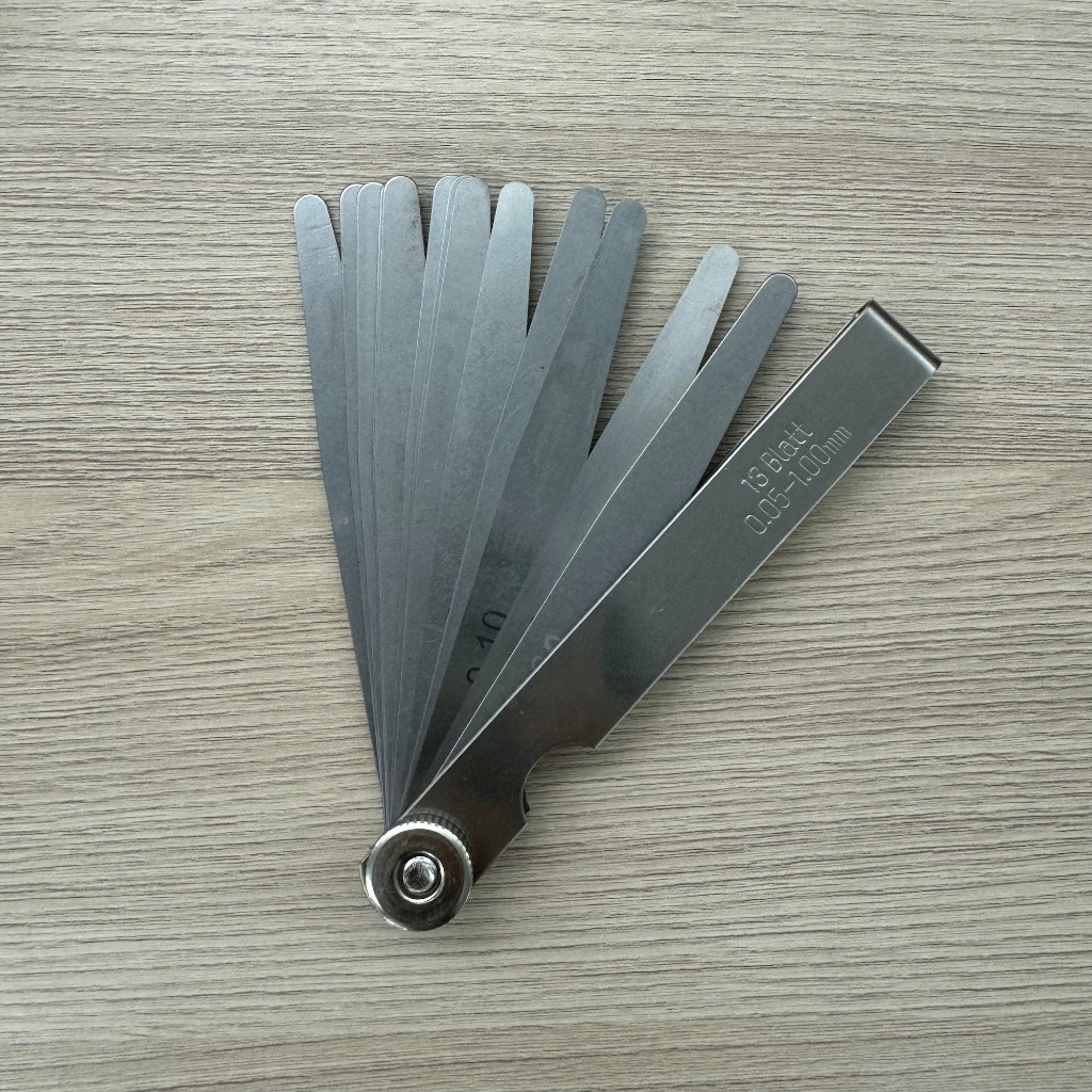 เกจวัดความหนา 13 ใบ ยี่ห้อ Holex (steel feeler gauge T3) | Shopee Thailand