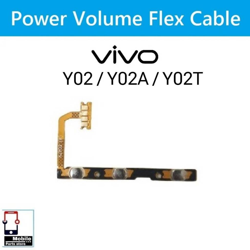 แพรสวิตช์ Vivo Y02 / Y02A / Y02T แพรpower แพรปิดเปิด Power&Volume ...