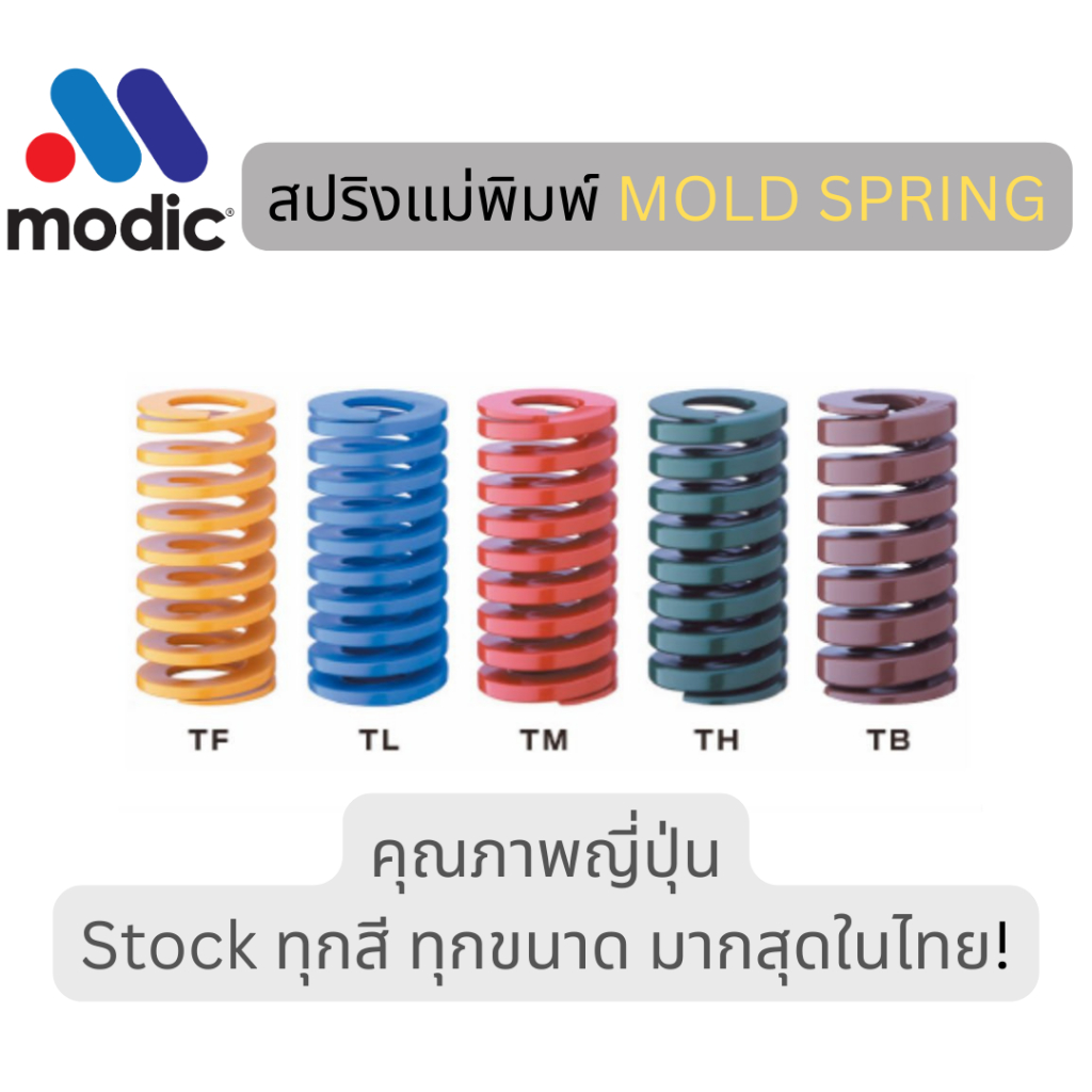 Size 8 สีเหลือง ฟ้า แดง สปริงแม่พิมพ์ อะไหล่แม่พิมพ์ Mold Spring Die ...